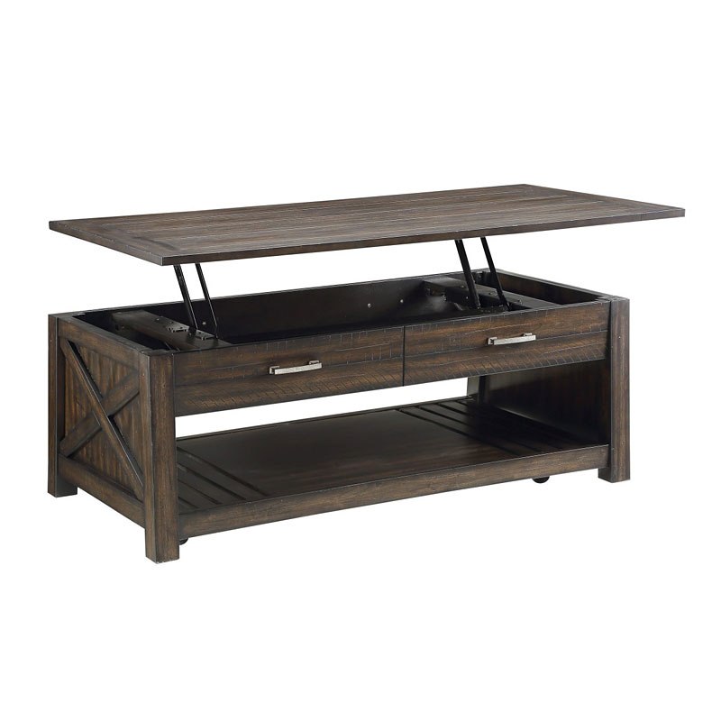 Traine Lift Top Cocktail Table Homelegance | Furniture Cart