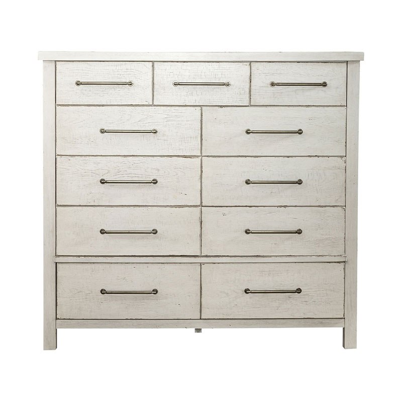Modern Farmhouse Drawer Chesser (Flea Market White) Liberty Furniture ...