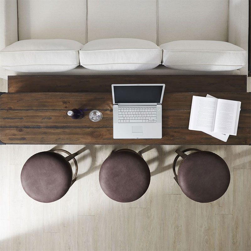 Aspen Skies Console Bar Table Set W/ Swivel Barstools (Brown) Liberty ...