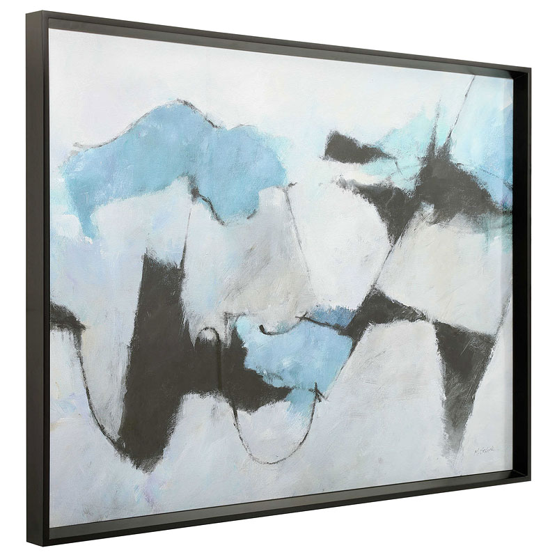 Winter Crop Abstract Print Uttermost | Furniture Cart