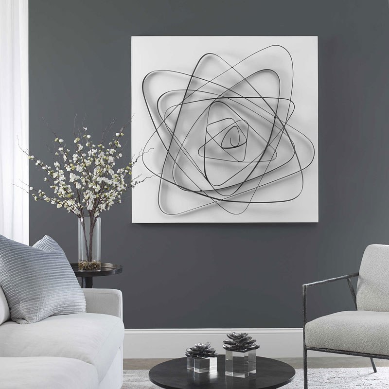 Nucleus Metal Modern Wall Decor Uttermost | Furniture Cart