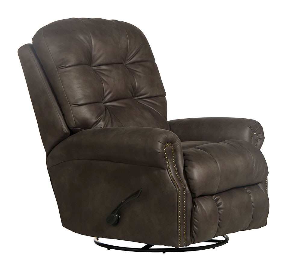 Simpson Swivel Glider Recliner (Steel) Catnapper | Furniture Cart