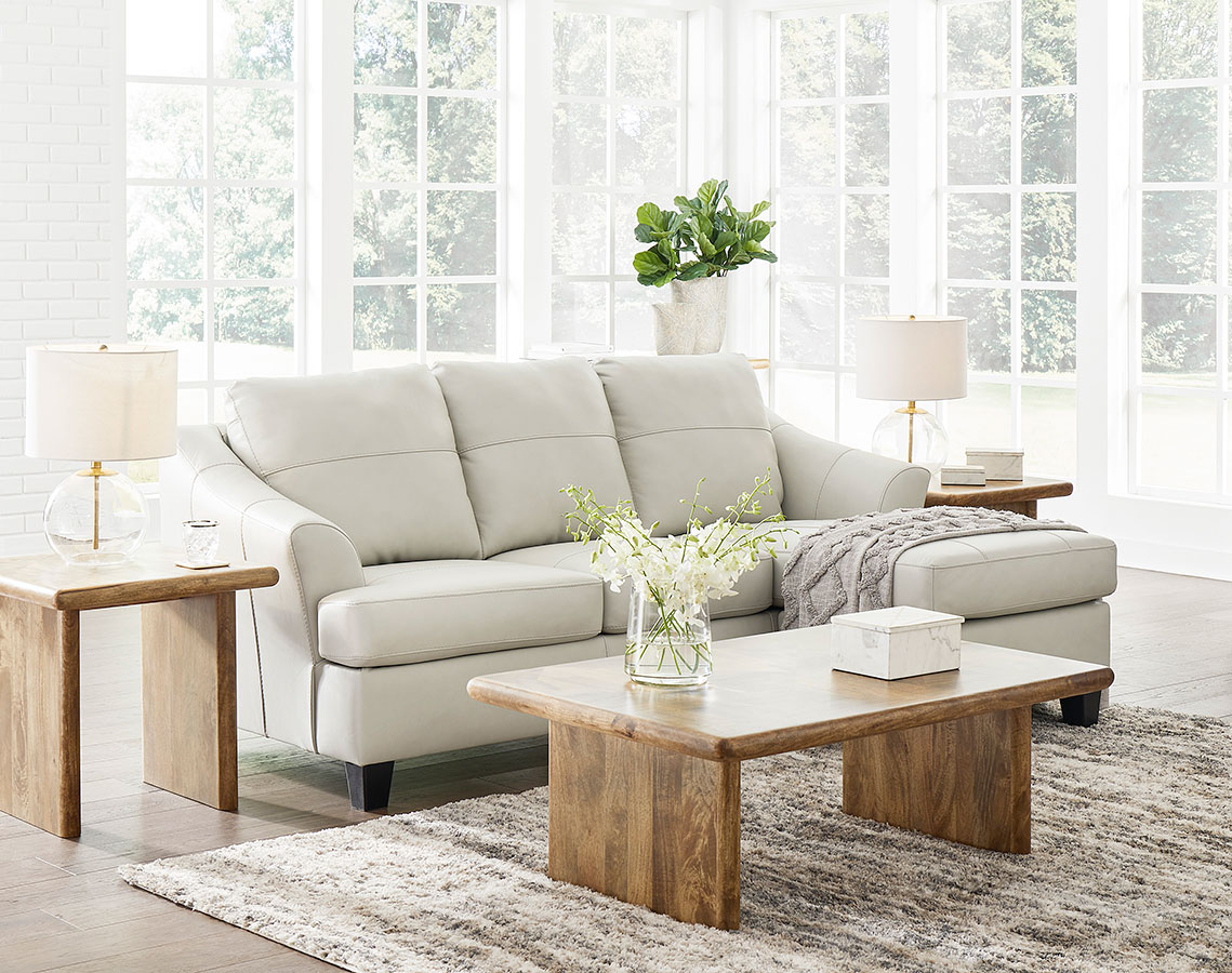 Genoa Coconut Living Room Set Signature Design | Furniture Cart