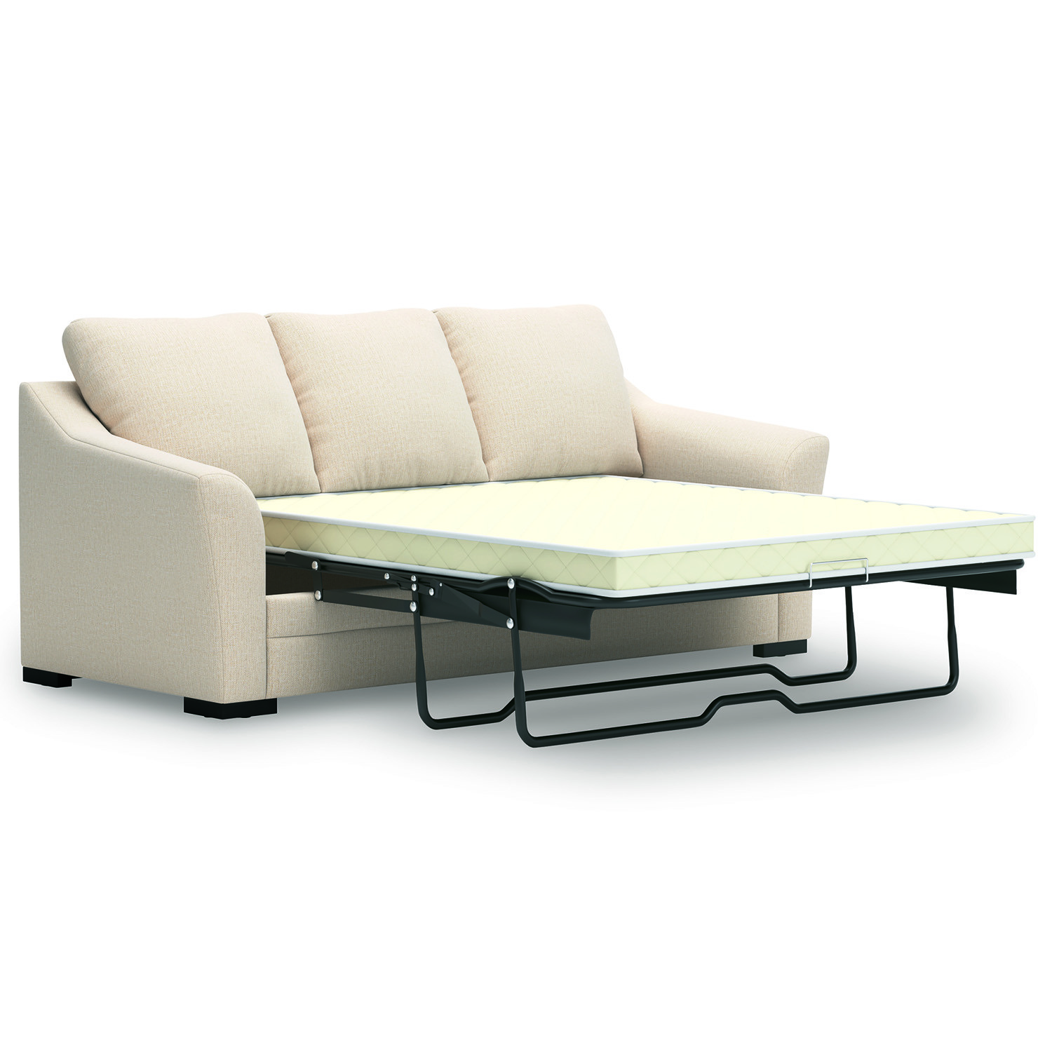 Lango Jute Queen Sofa Chaise Sleeper BenchCraft | Furniture Cart