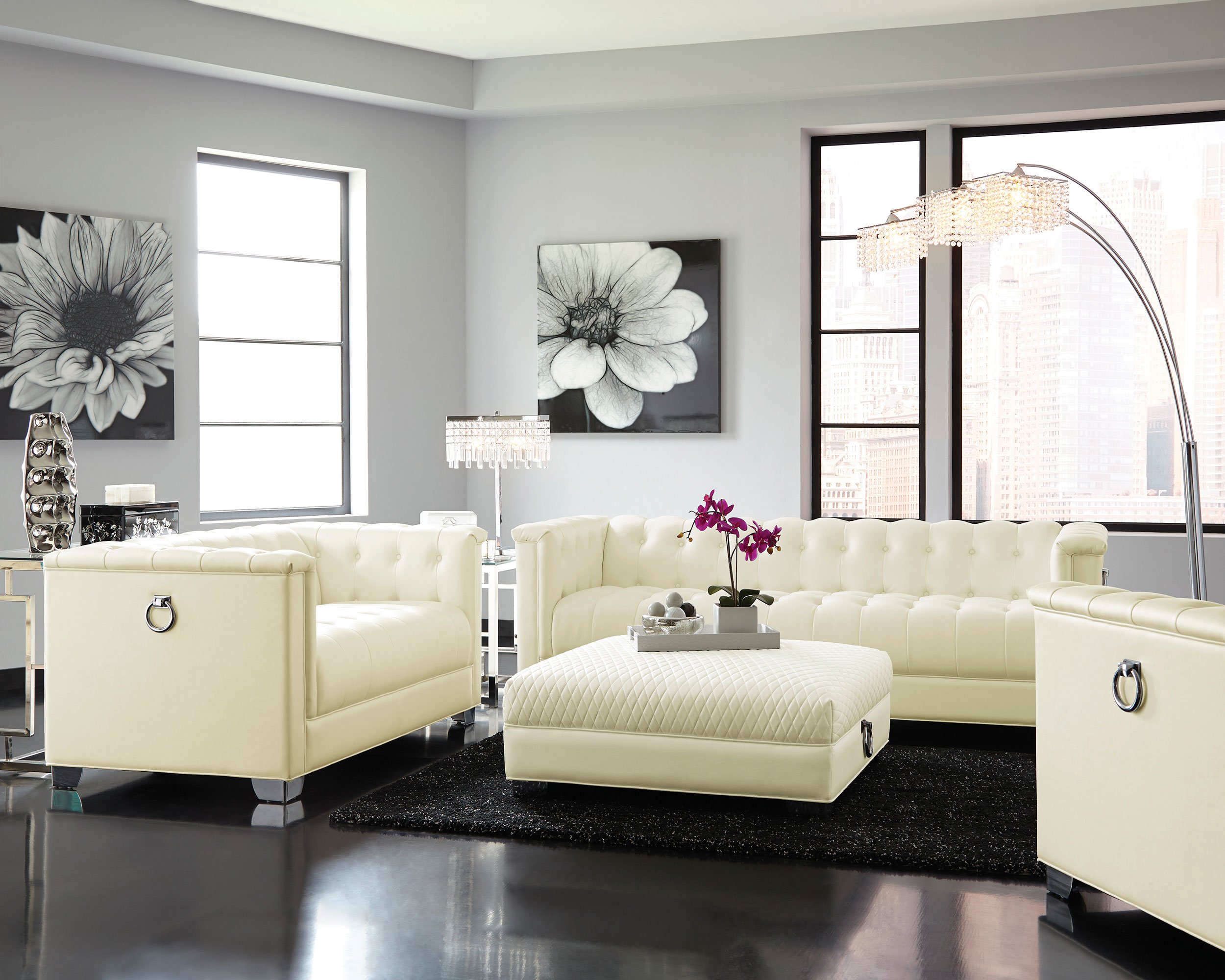 Chaviano Living Room Set Coaster Furniture, 2 Reviews | Furniture Cart