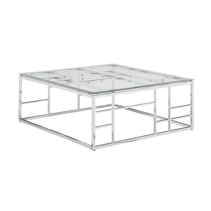 Ladder Style Frame Cocktail Table Chintaly Imports | Furniture Cart