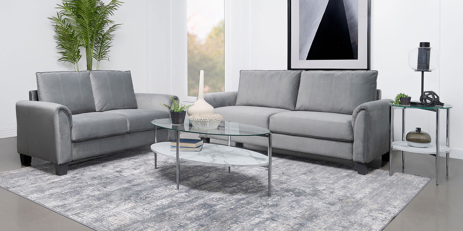 Davis Living Room Set Coaster Furniture | Furniture Cart