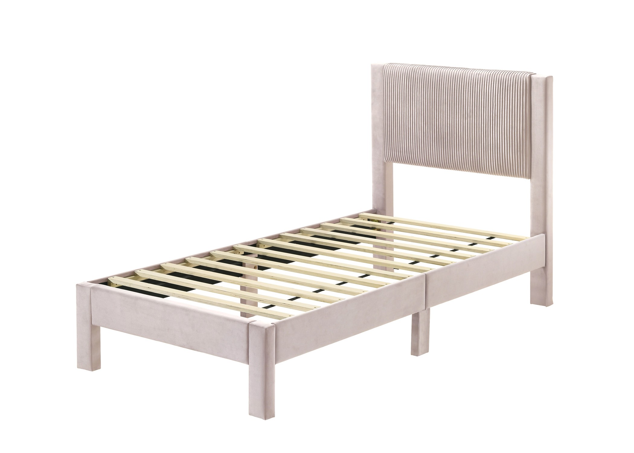 Lucia Pink Platform Bed Crown Mark Furniture | Furniture Cart