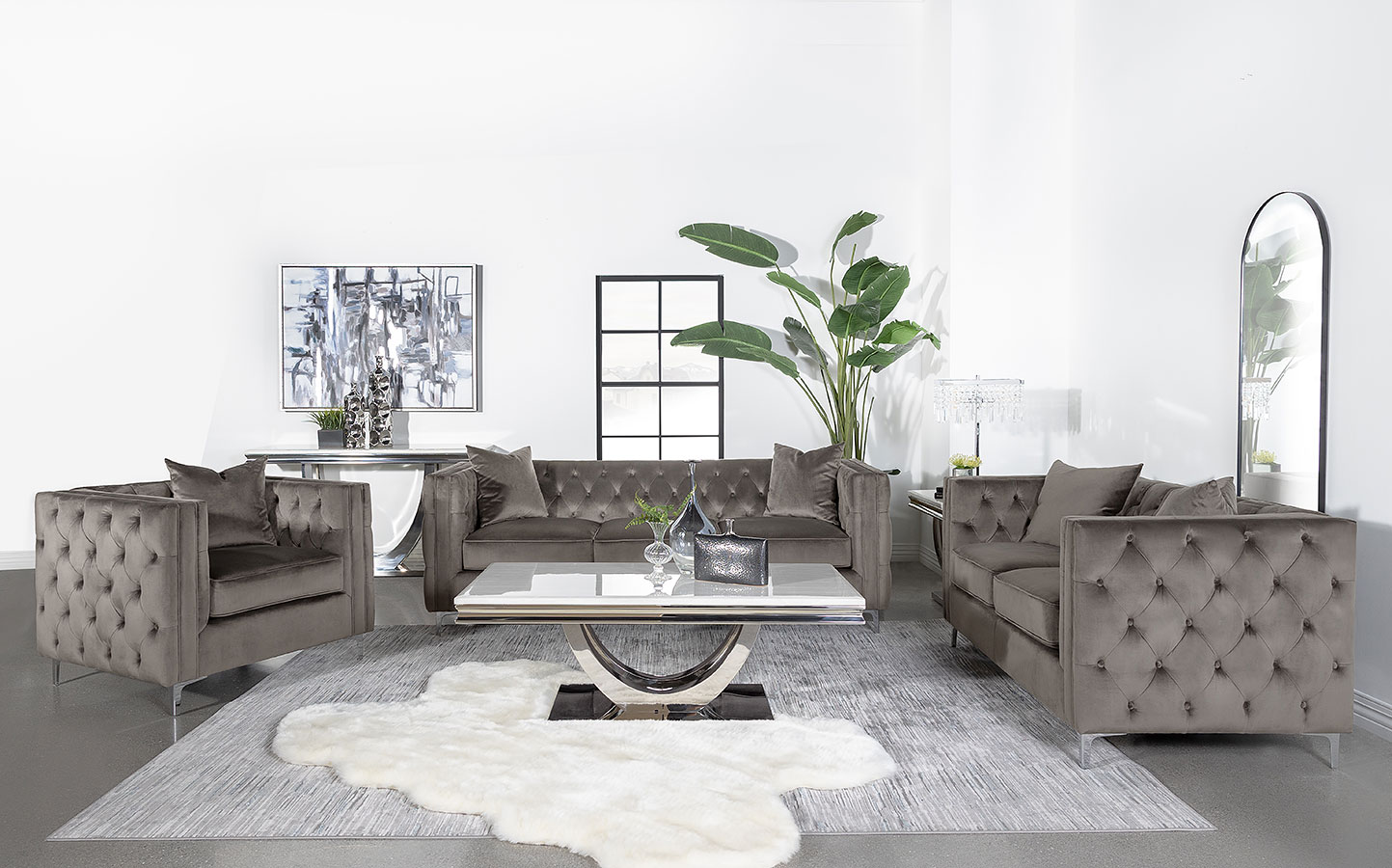 Phoebe Living Room Set Coaster Furniture | Furniture Cart