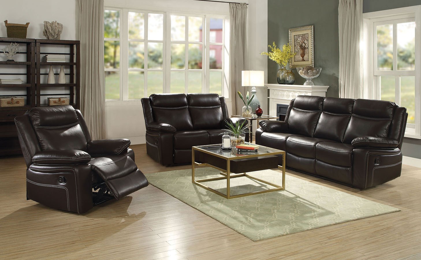 Corra Reclining Living Room Set Acme Furniture | Furniture Cart
