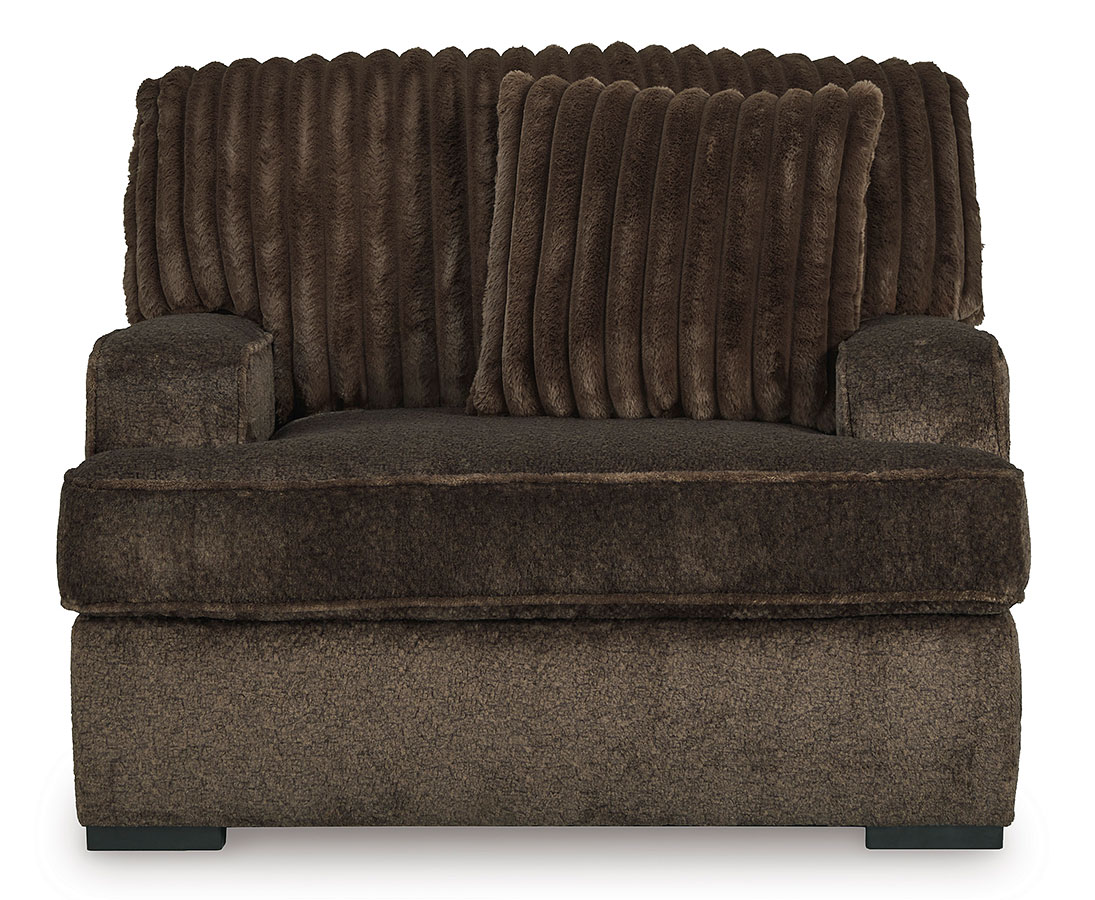 Aylesworth Chocolate Living Room Set BenchCraft | Furniture Cart