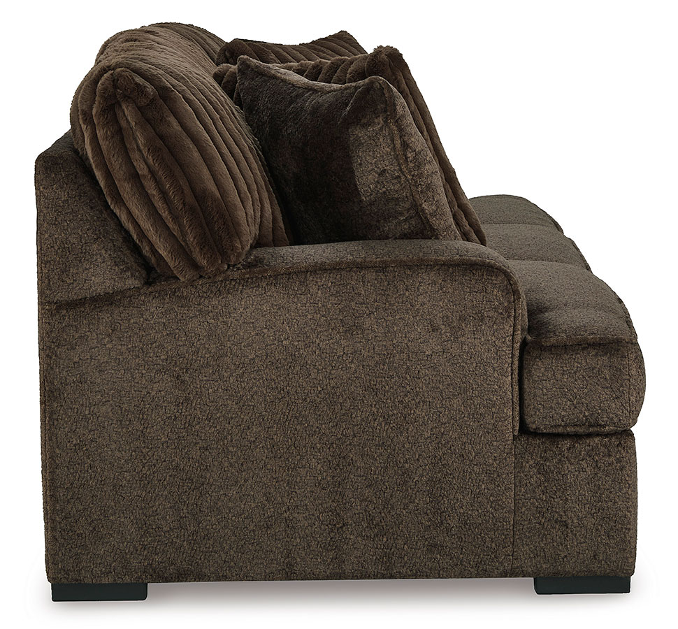 Aylesworth Chocolate Living Room Set BenchCraft | Furniture Cart