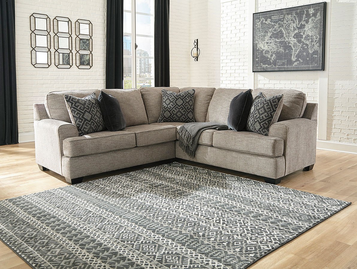 Bovarian Stone Modular Sectional Signature Design | Furniture Cart