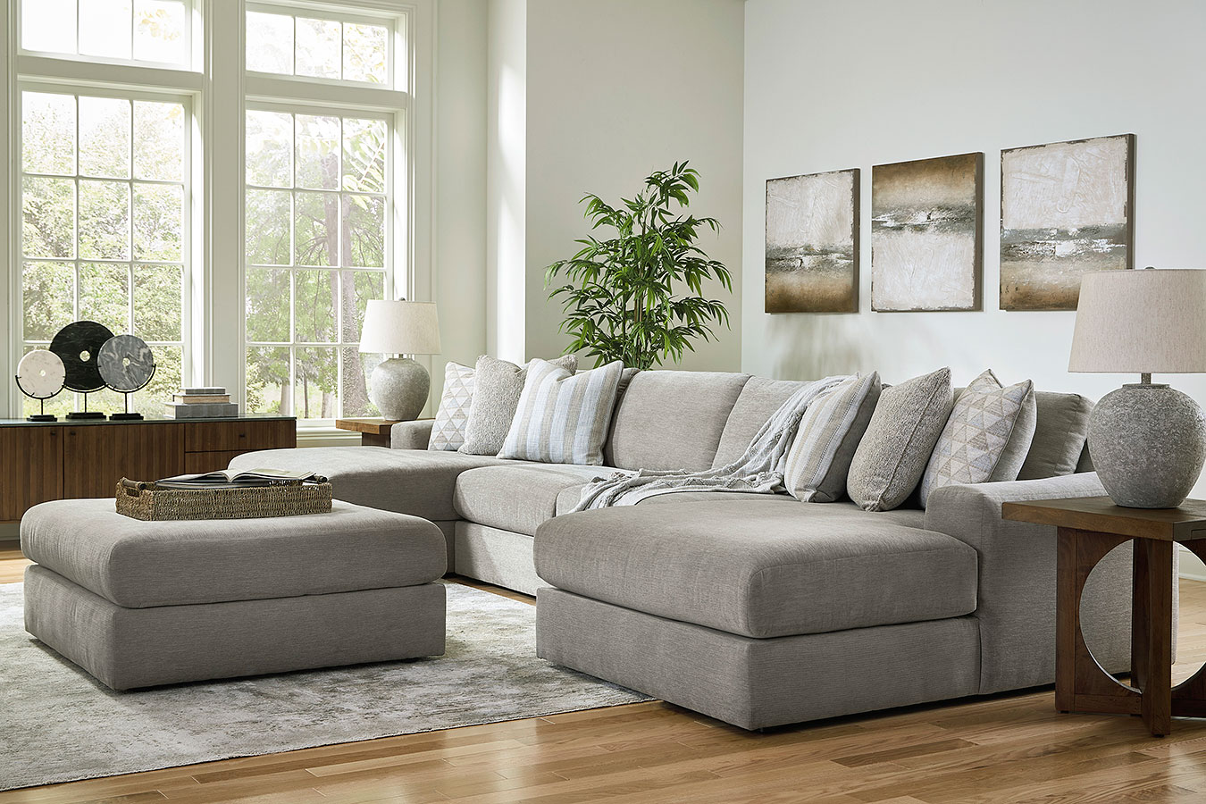 Avaliyah Ash Modular Sectional Set Signature Design, 1 Reviews ...