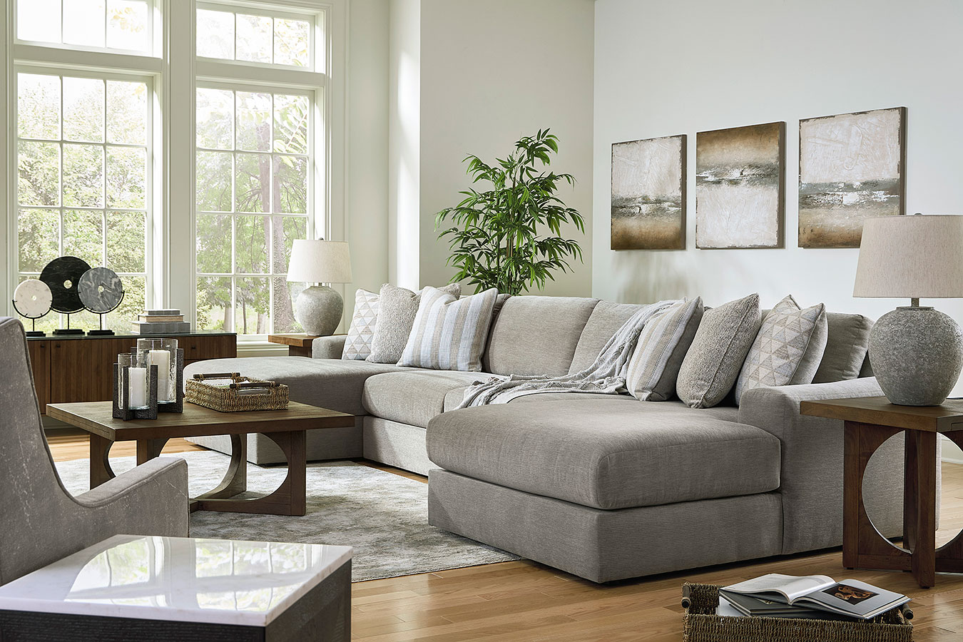 Avaliyah Ash Modular Sectional Set Signature Design, 1 Reviews ...
