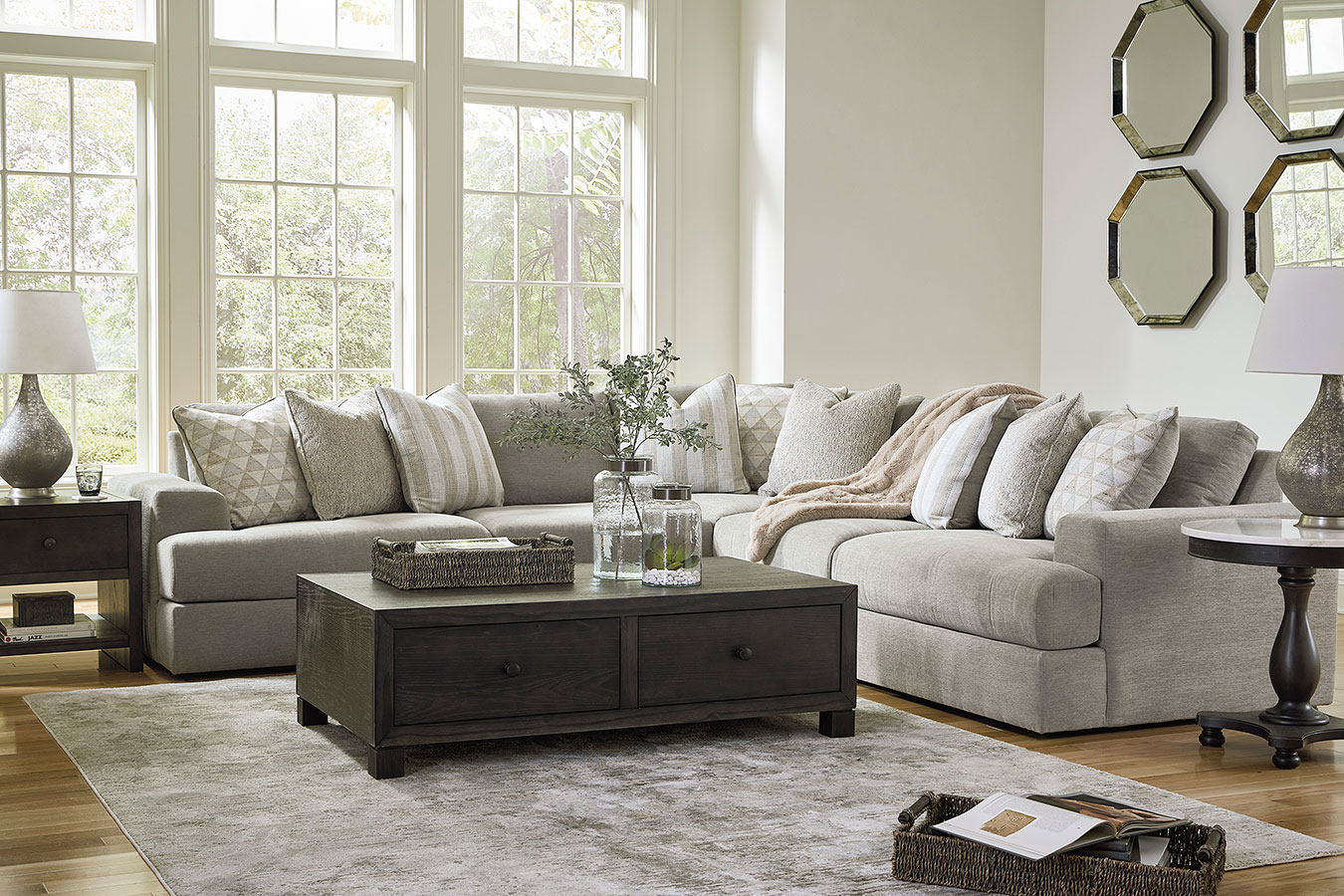 Avaliyah Ash Modular Sectional Set Signature Design, 1 Reviews ...