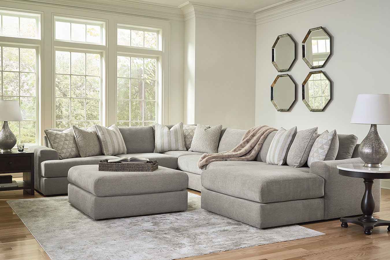 Avaliyah Ash Modular Sectional Set Signature Design, 1 Reviews ...