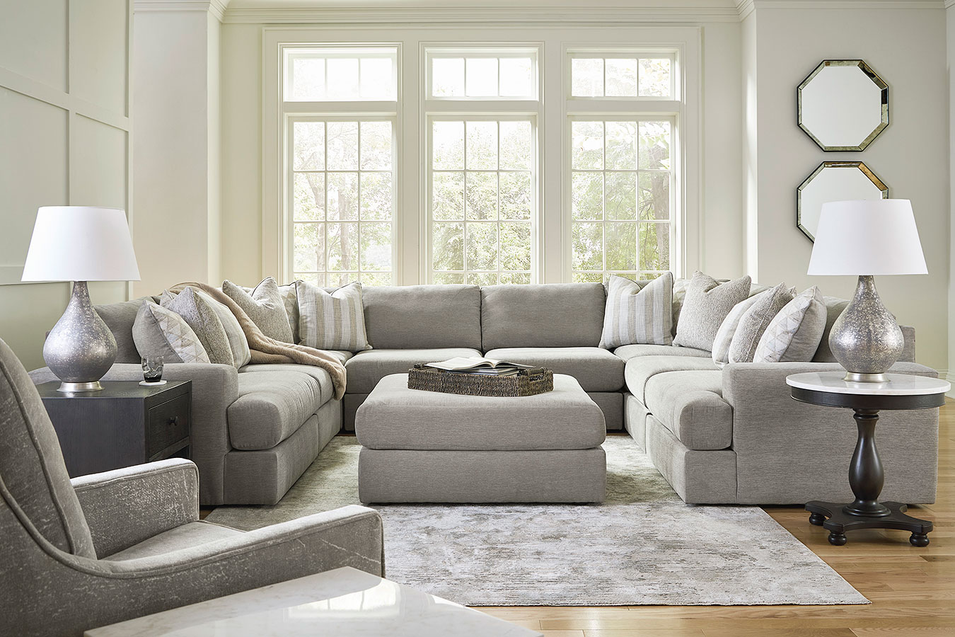 Avaliyah Ash Modular Sectional Set Signature Design, 1 Reviews ...