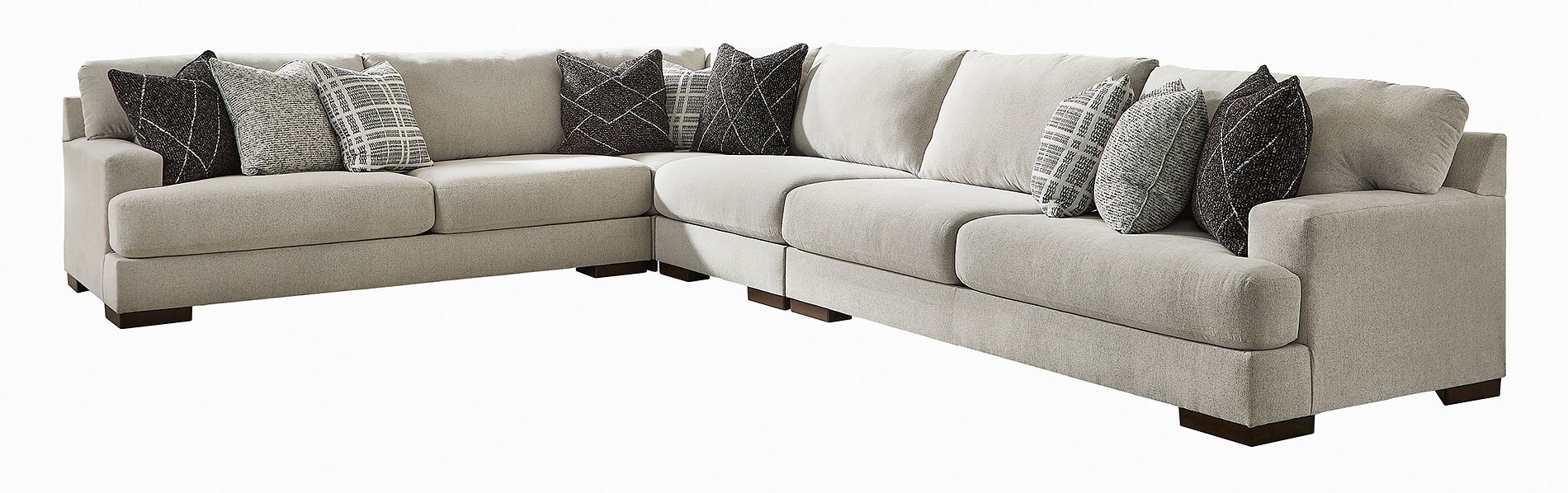 Artsie Ash Sectional BenchCraft | Furniture Cart