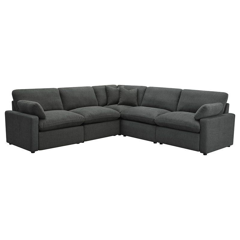 Collins 5-Piece Modular Power Reclining Sectional (Dark Grey) Coaster ...