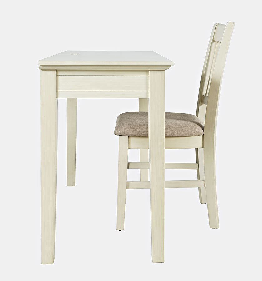Craftsman Power Desk Set (Antique Cream) Jofran Furniture | Furniture Cart