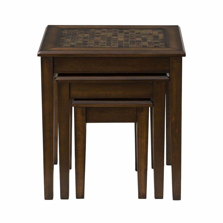 Baroque 3-Piece Nesting Chairside Table Jofran Furniture | Furniture Cart