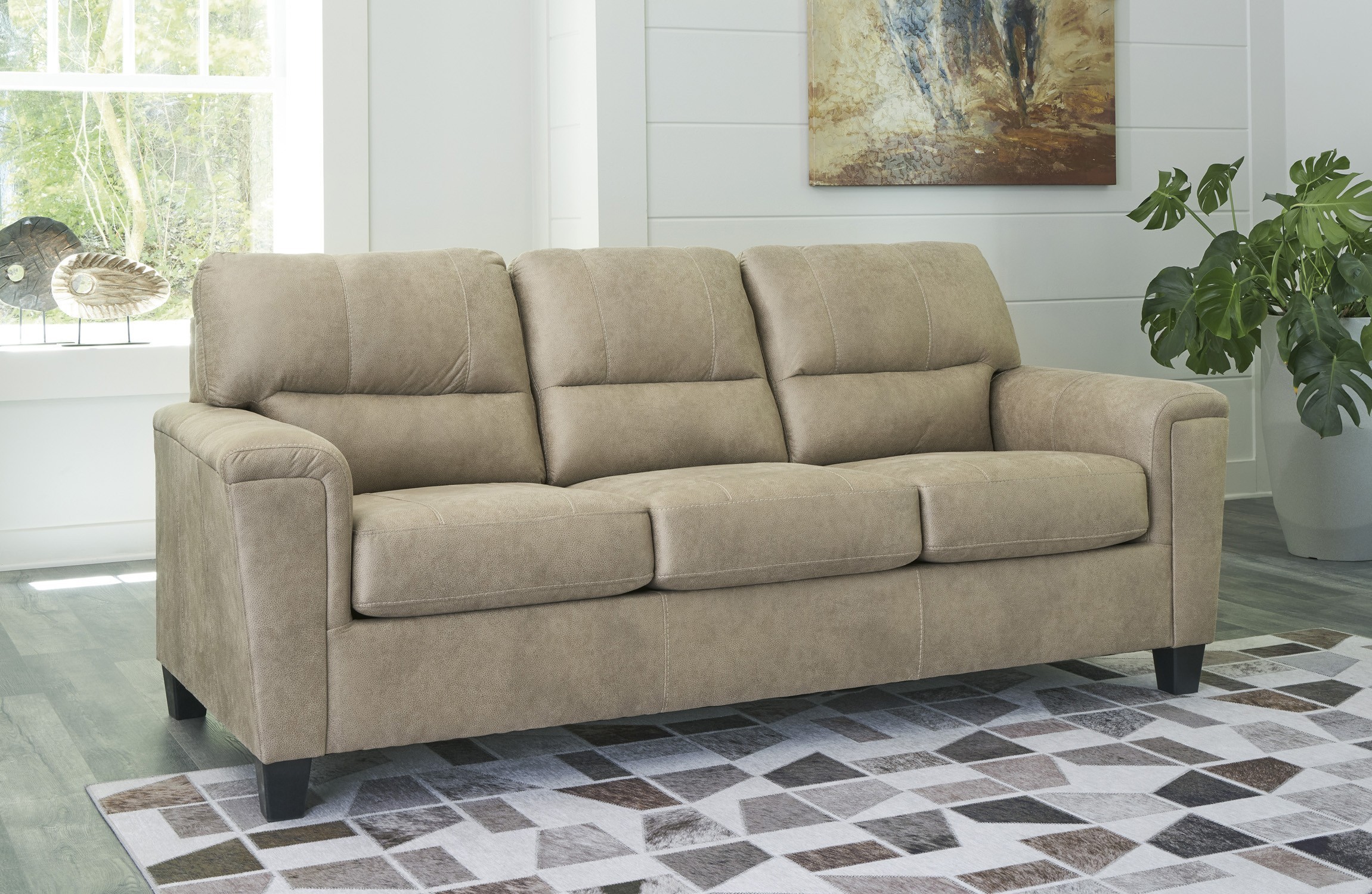 Kirkhill Sand Sofa Signature Design | Furniture Cart