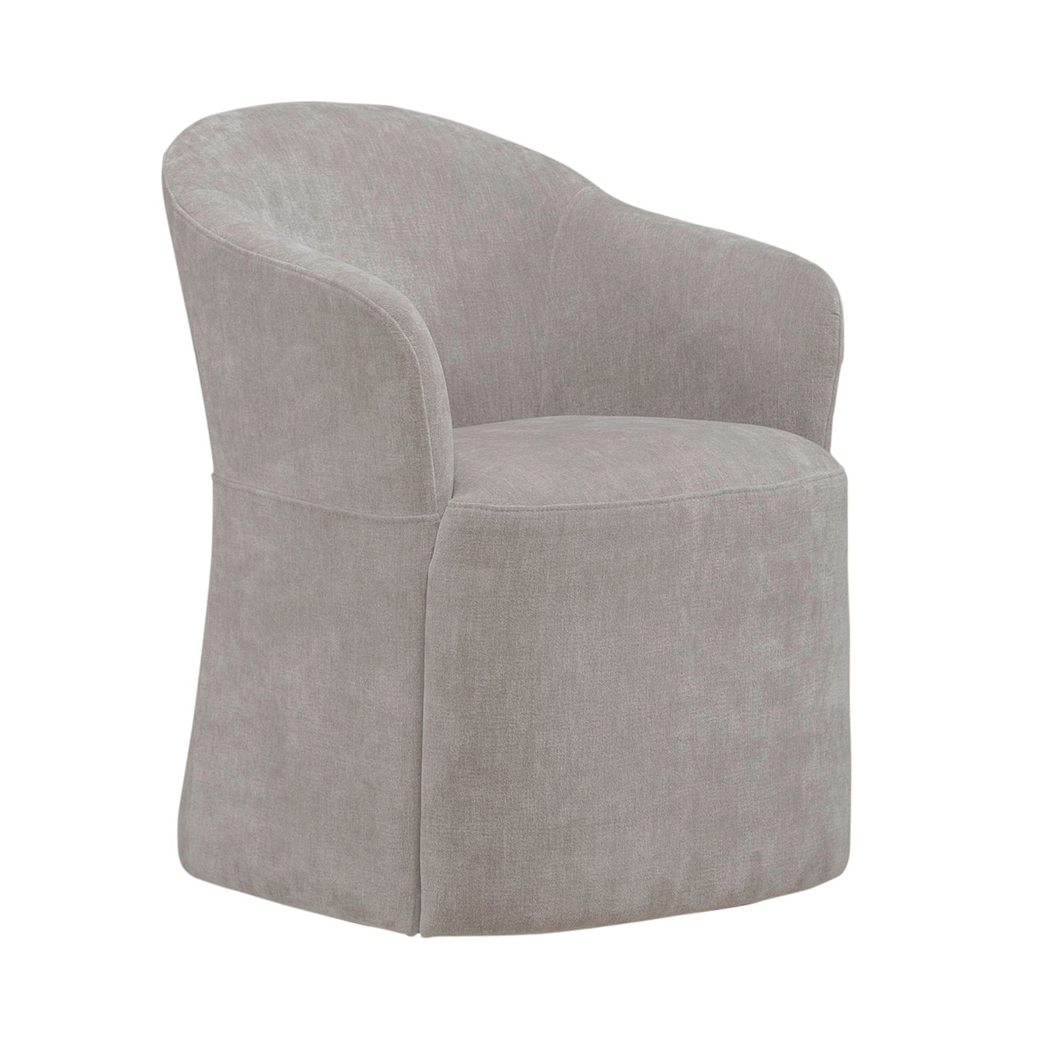 Accent Dining Arched Cap Rail Truffle Chair W/ Casters Liberty ...