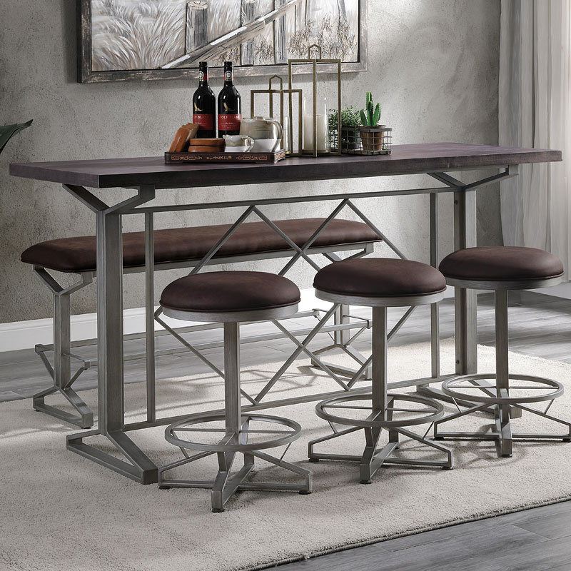 Evangeline Counter Height Table Acme Furniture | Furniture Cart