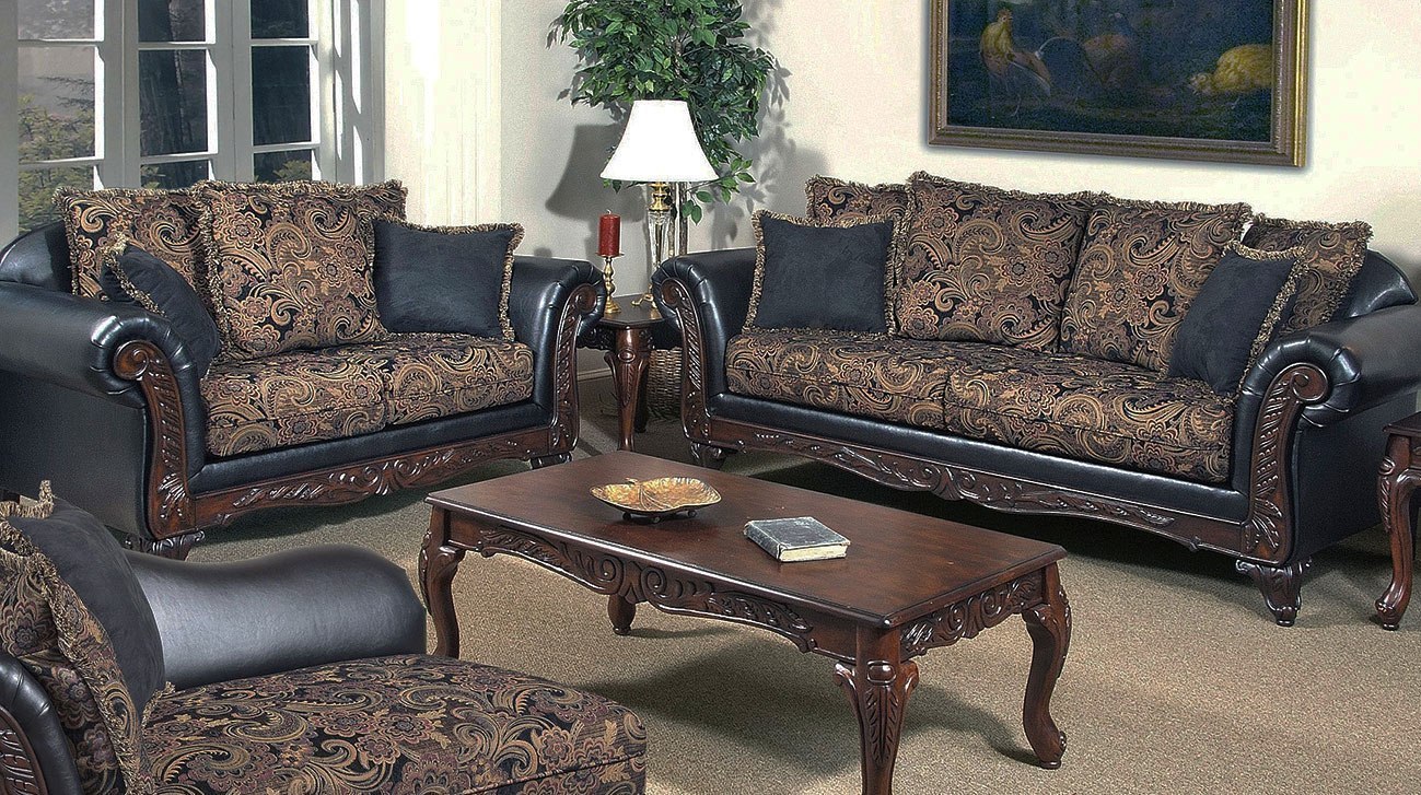 7685 Series San Marino Ebony Living Room Set Hughes Furniture ...
