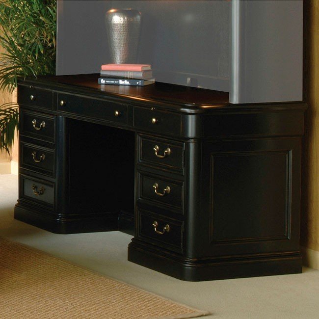 Louis Philippe L-Desk Home Office Set W/ Hutch Hekman | Furniture Cart
