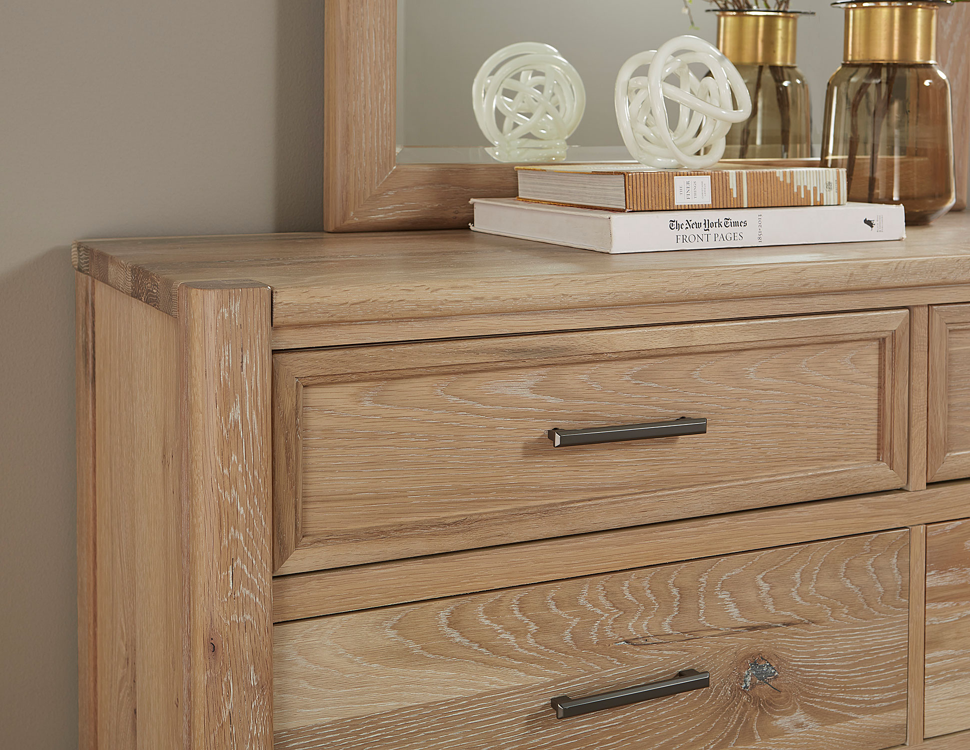 Crafted Oak Dresser (Bleached White) Vaughan Bassett | Furniture Cart Crafted Oak Dresser (Bleached White) Vaughan Bassett | Furniture Cart