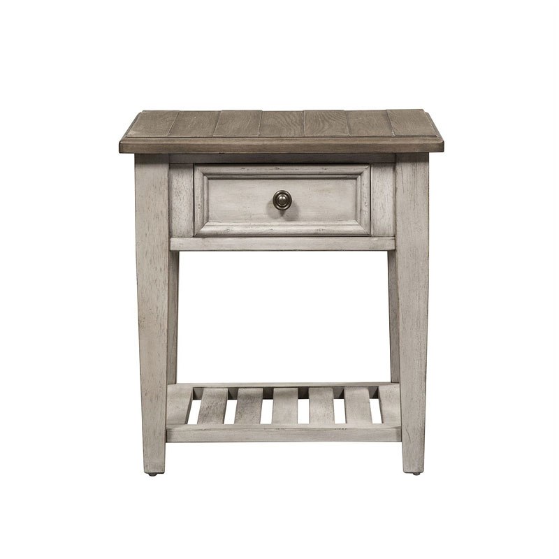 Heartland Drawer End Table Liberty Furniture | Furniture Cart