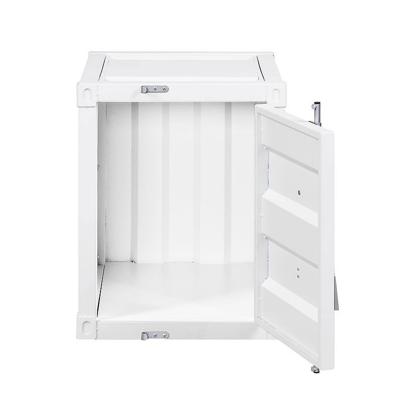 Cargo End Table (White) Acme Furniture | Furniture Cart