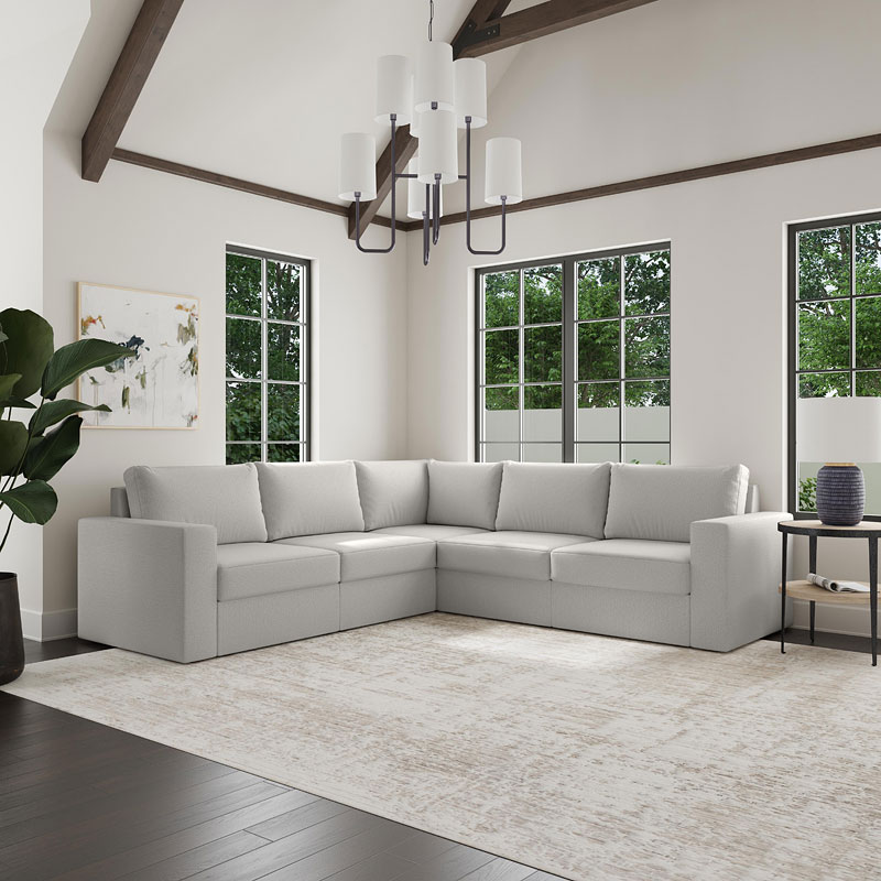 Flex Modular Sectional (Frost) Flexsteel | Furniture Cart