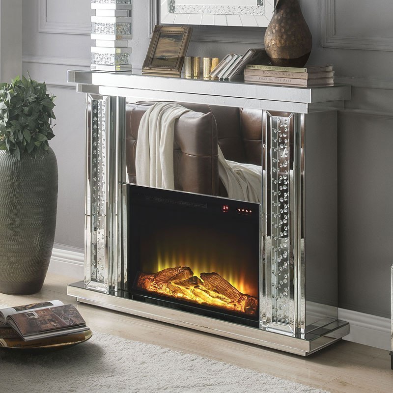 Nysa 39 Inch Fireplace Acme Furniture | Furniture Cart