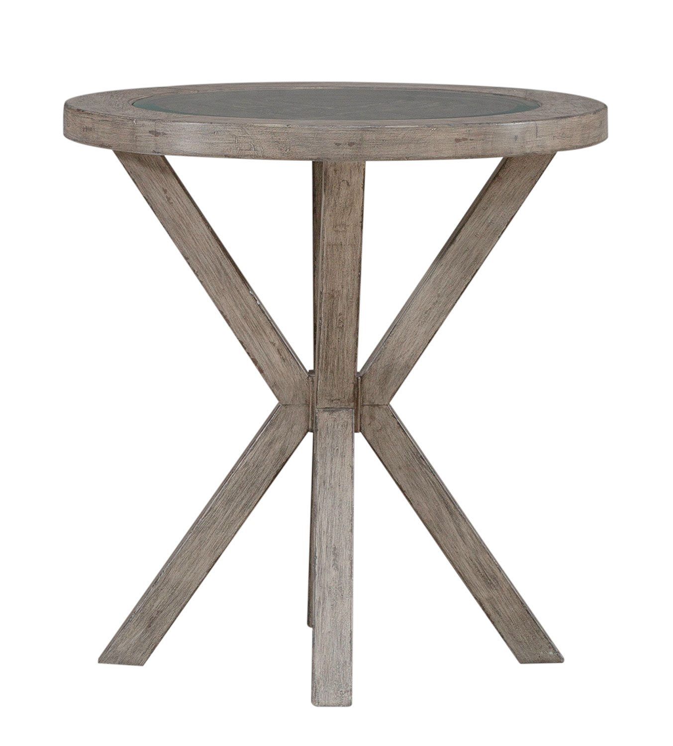 Skyview Lodge Round Chairside Table Liberty Furniture | Furniture Cart