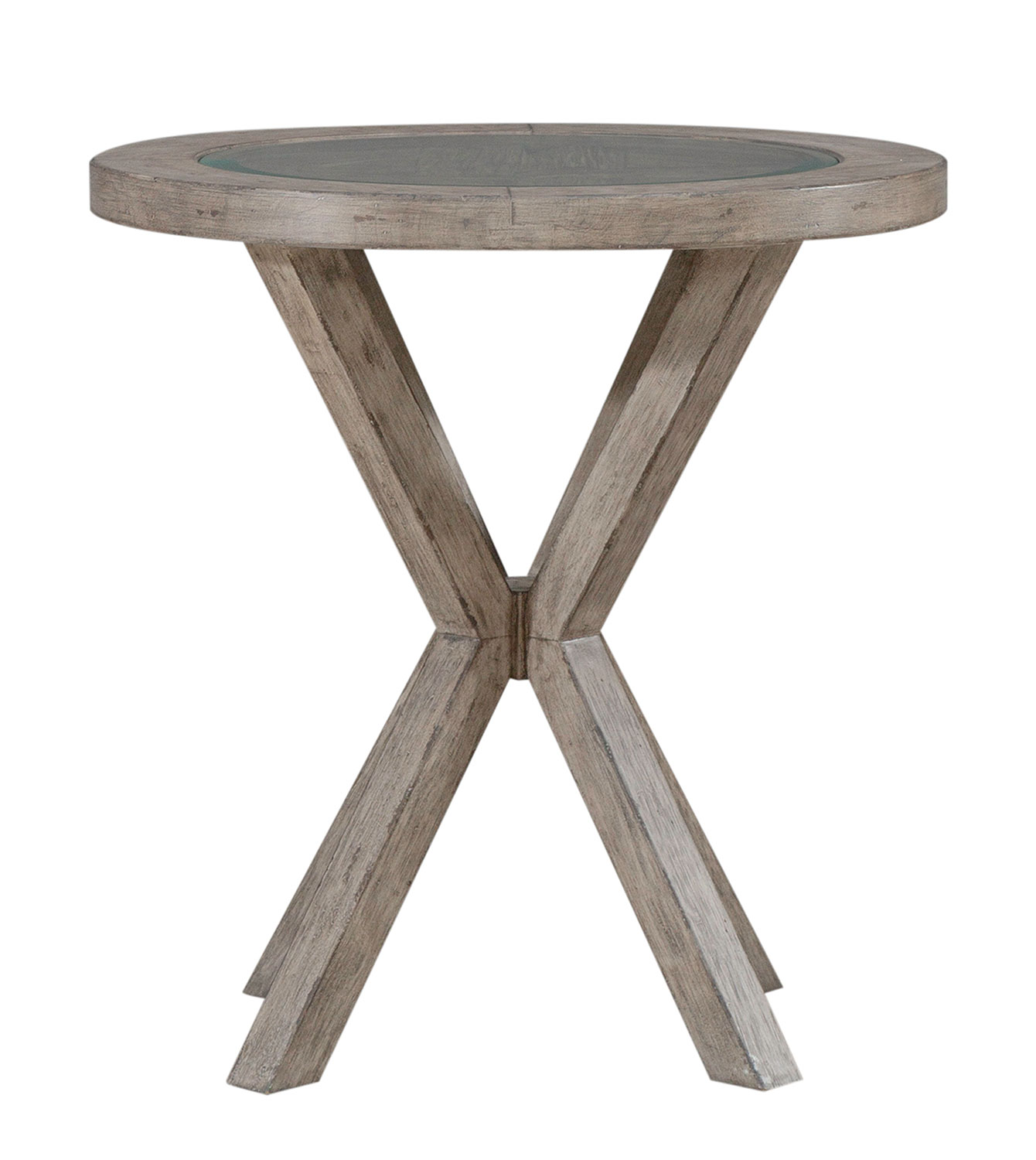 Skyview Lodge Round Chairside Table Liberty Furniture | Furniture Cart