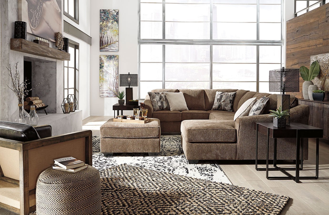 Graftin Teak Sectional Set BenchCraft | Furniture Cart