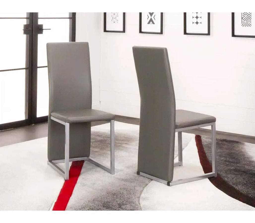 Como Charcoal Side Chair (Set Of 6) Cramco | Furniture Cart