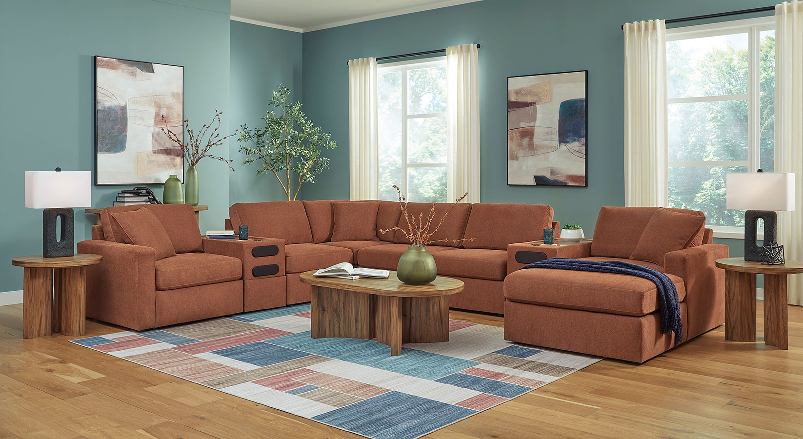 Modmax Spice Modular Sectional Set Signature Design | Furniture Cart