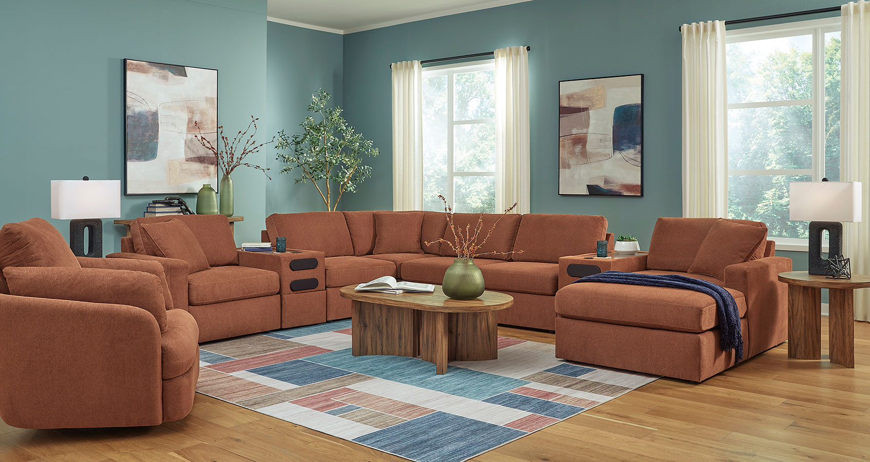 Modmax Spice Modular Sectional Set Signature Design | Furniture Cart