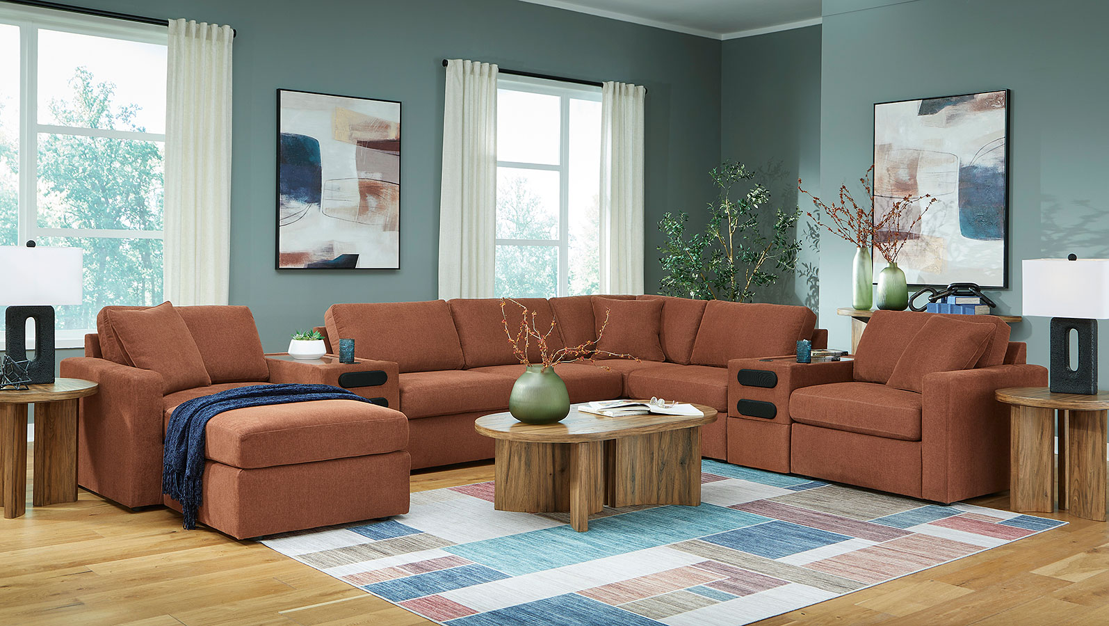 Modmax Spice Modular Sectional Set Signature Design | Furniture Cart