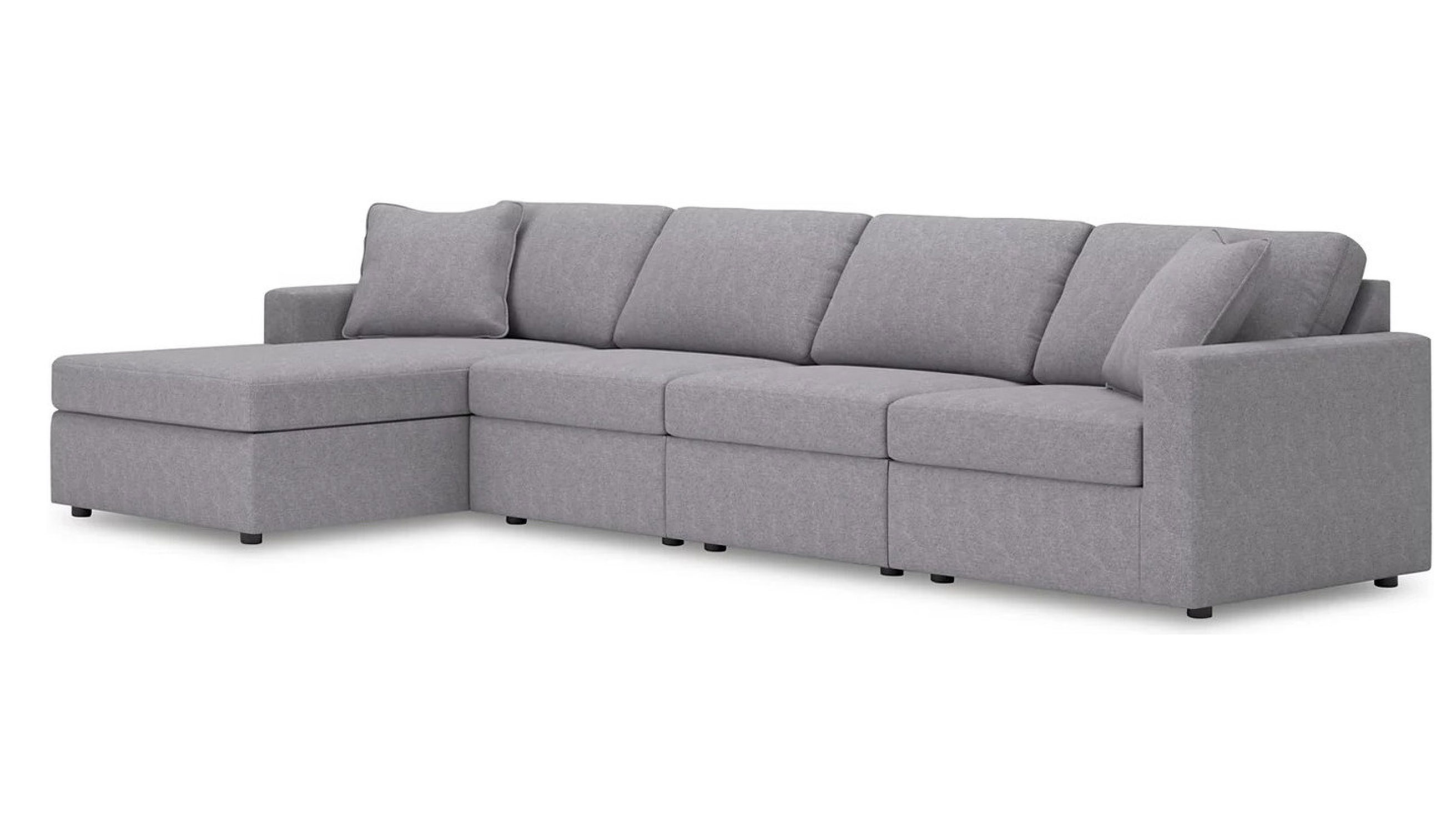 Modmax Granite 4-Piece Left Chaise Sectional Signature Design ...
