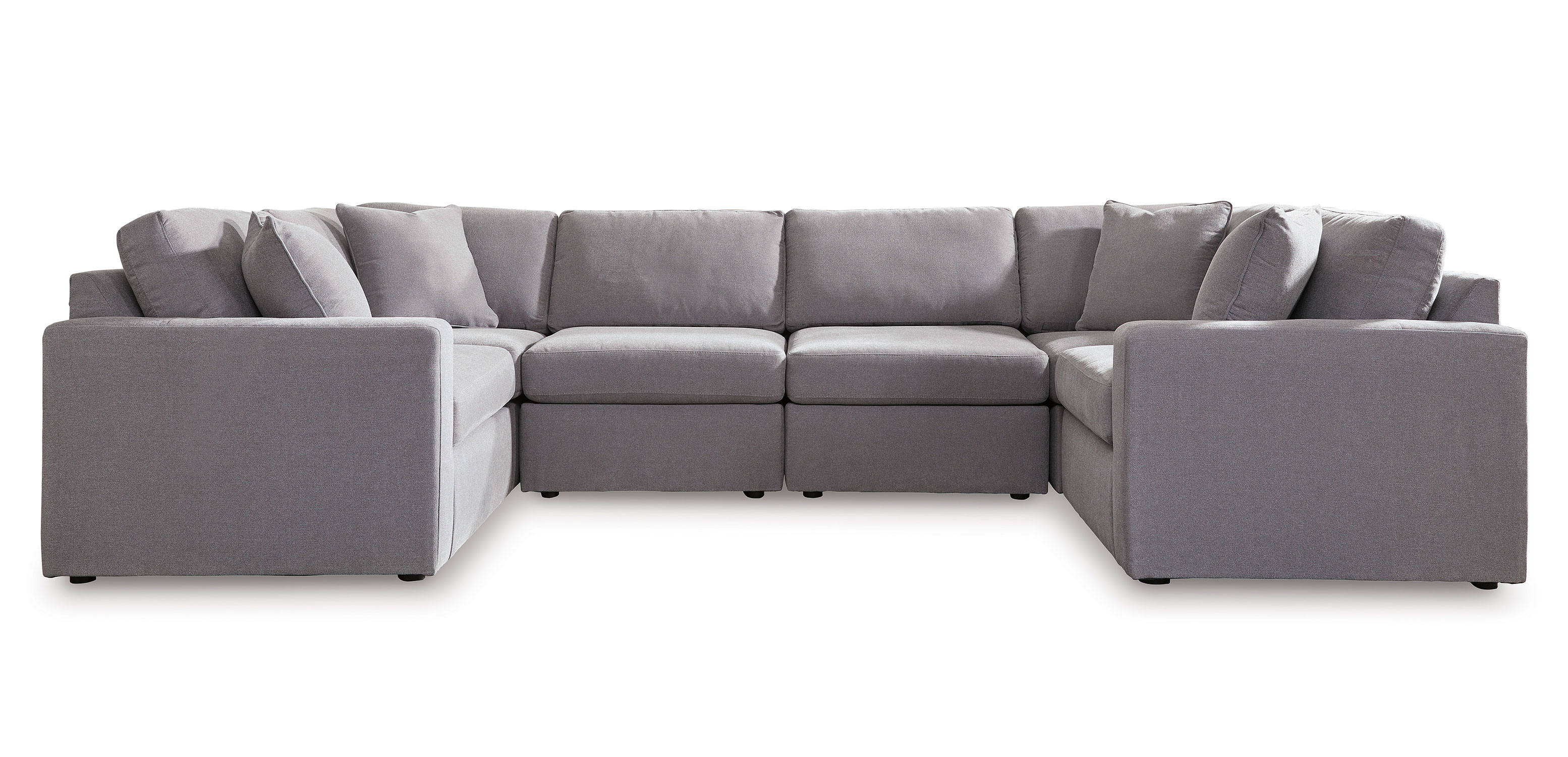 Modmax Granite 6-Piece U-Shaped Sectional Signature Design | Furniture Cart