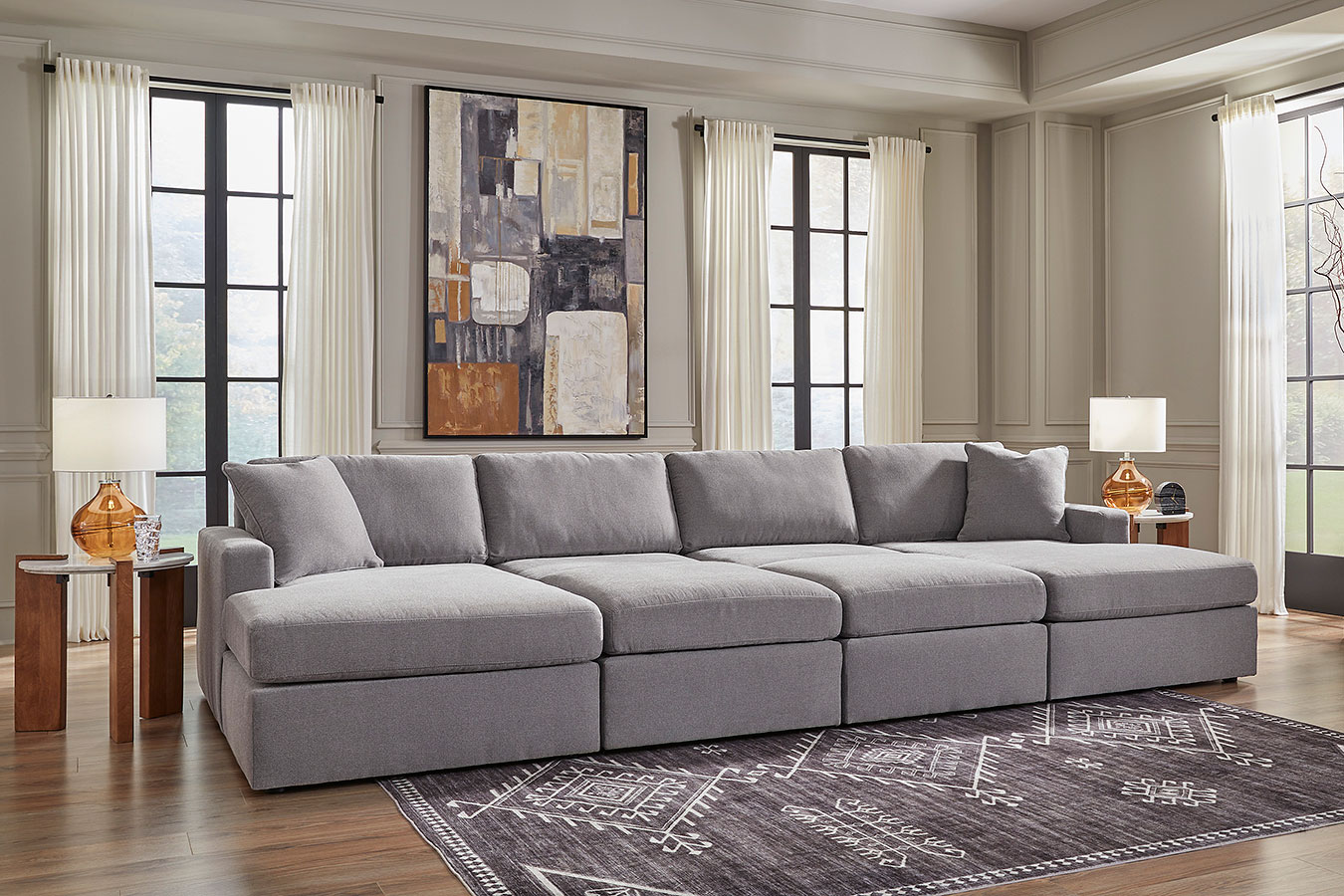 Modmax Granite Modular Sectional Set Signature Design | Furniture Cart