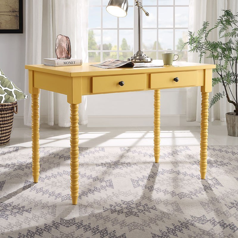 Altmar Writing Desk (Yellow) Acme Furniture | Furniture Cart
