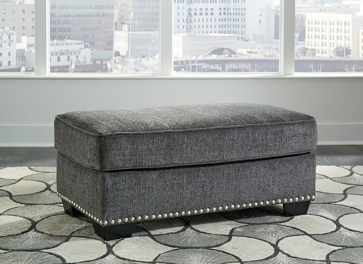 Locklin Carbon Ottoman BenchCraft | Furniture Cart