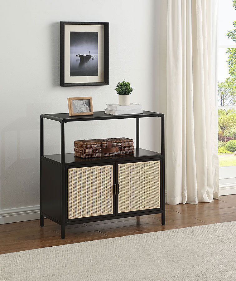 Amherst Accent Cabinet (Black) Coaster Furniture | Furniture Cart