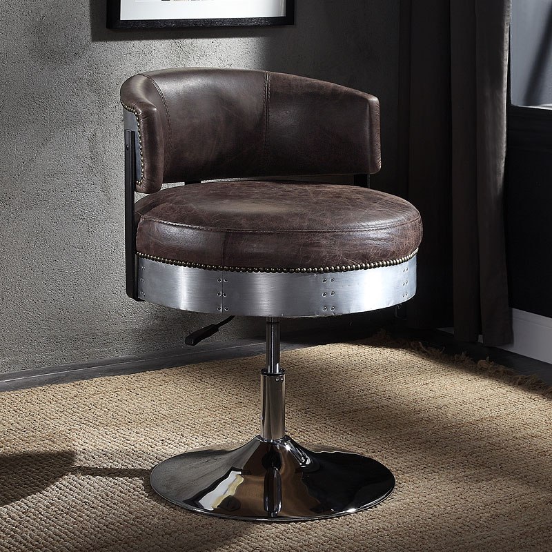 Brancaster Swivel Adjustable Stool Acme Furniture | Furniture Cart